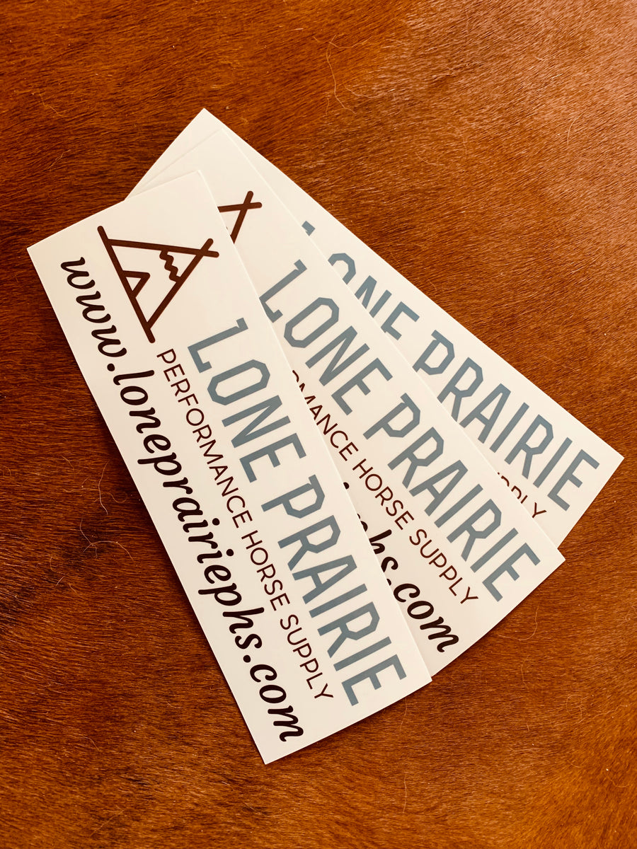 Bumper Sticker – Lone Prairie Performance Horse Supply LLC